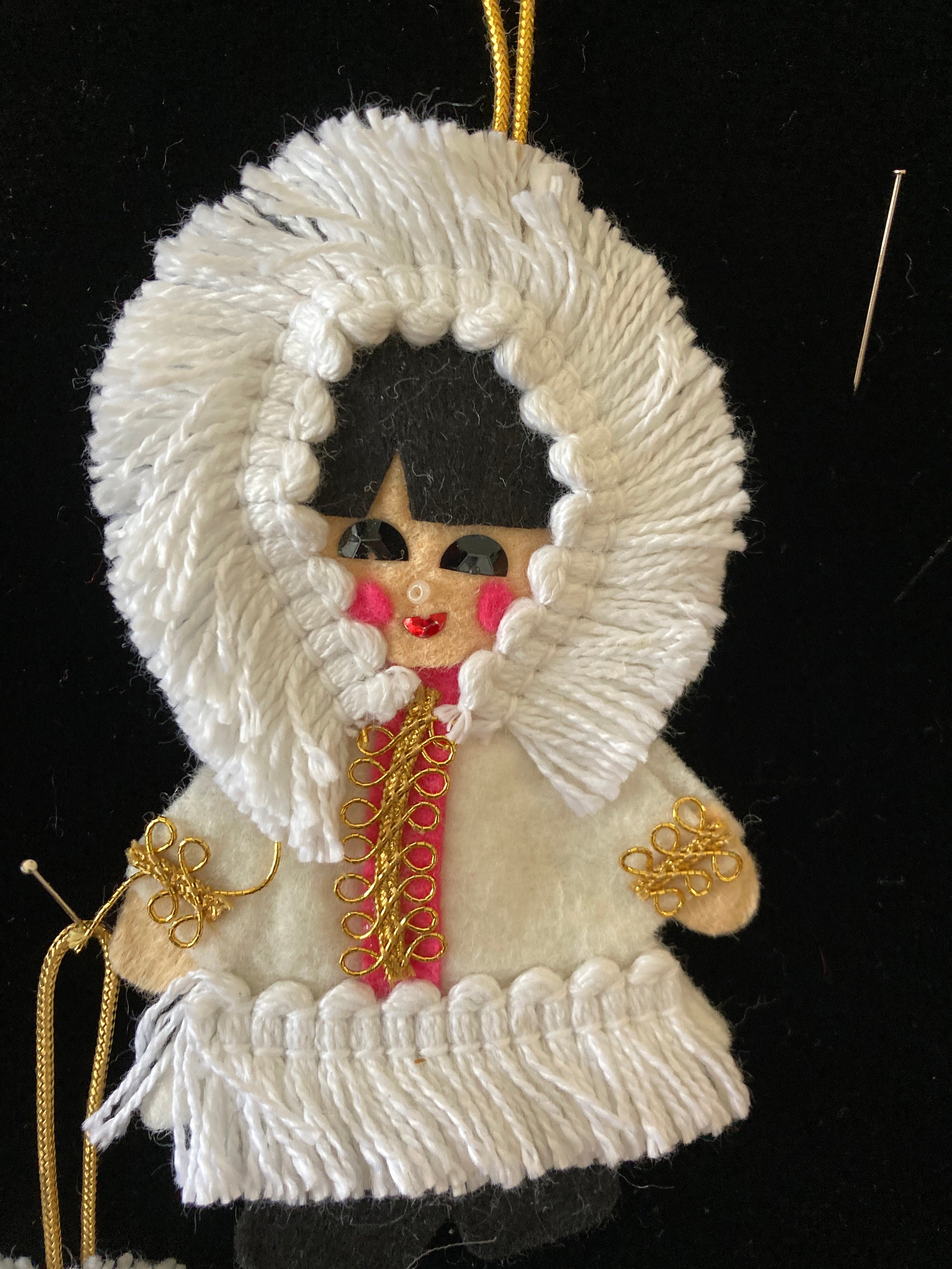 6 Felt Inuit and Yupik Girl Christmas Tree Ornaments - Etsy