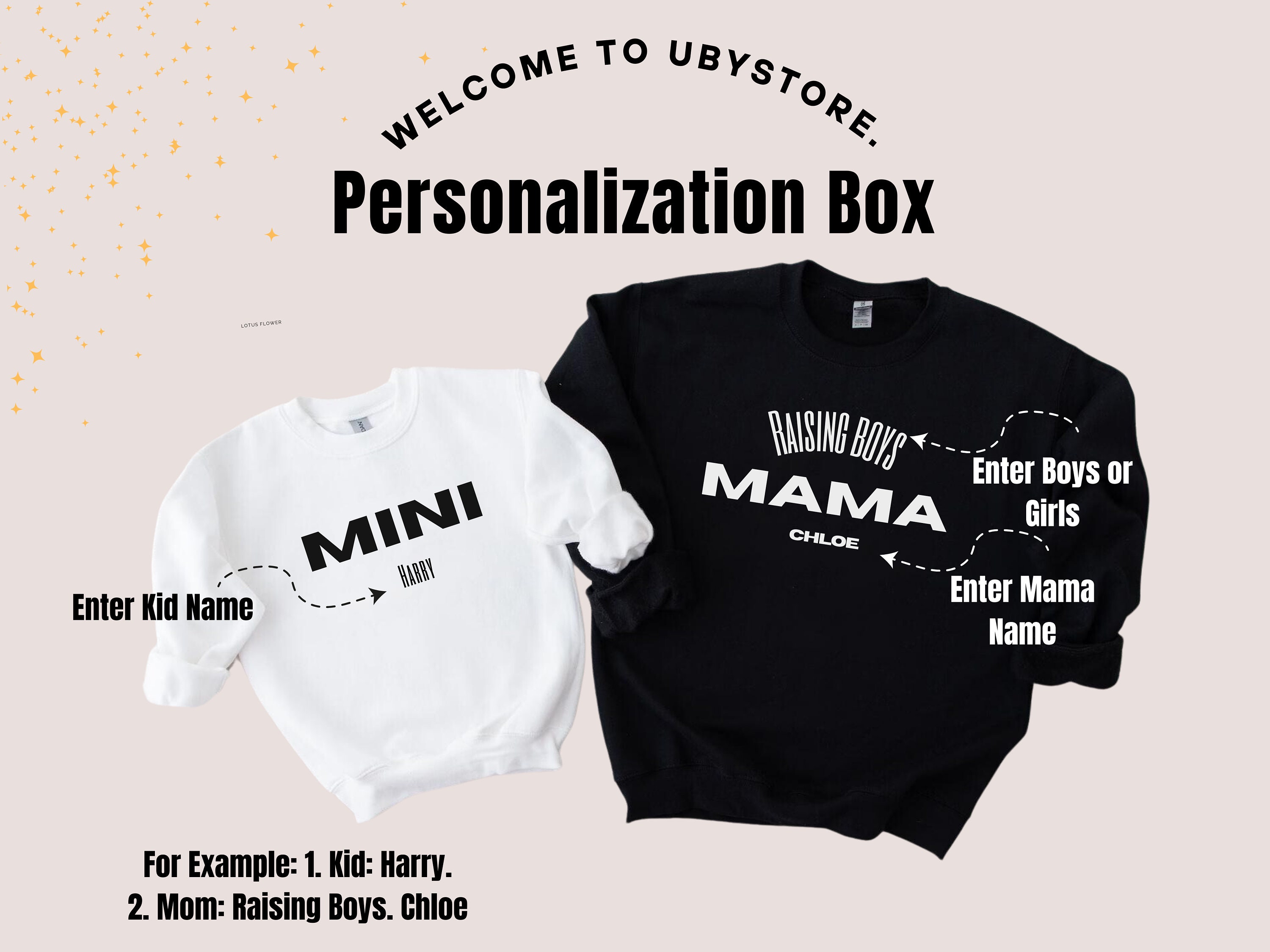 Personalized Minimalist Mama Sweatshirt and Mini Shirts New Mom to Be ...