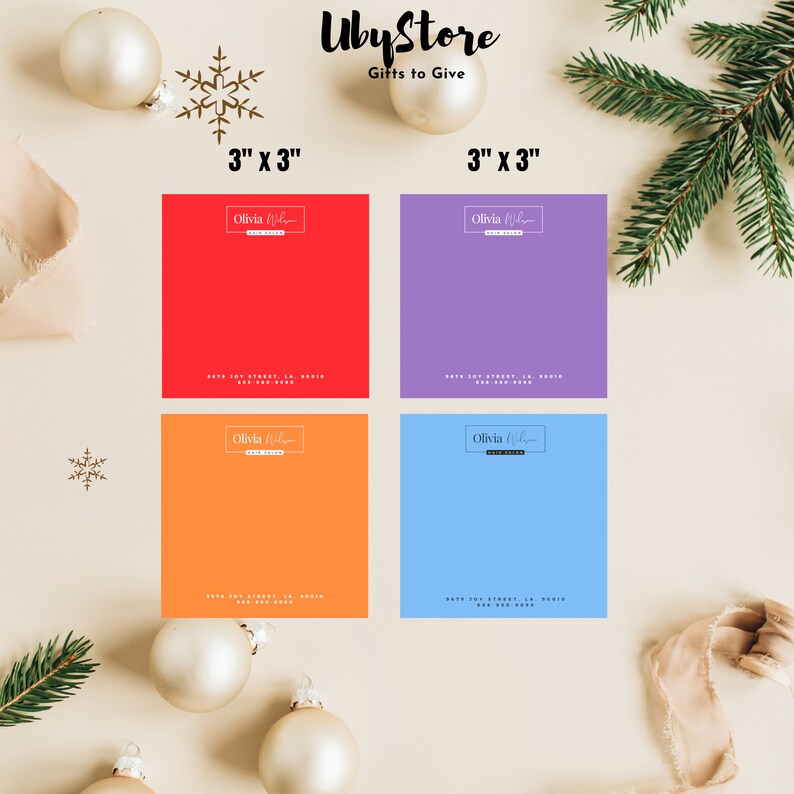 Custom Post-it® Note Pads Minimalist Notepad Personalized Sticky Notes ...