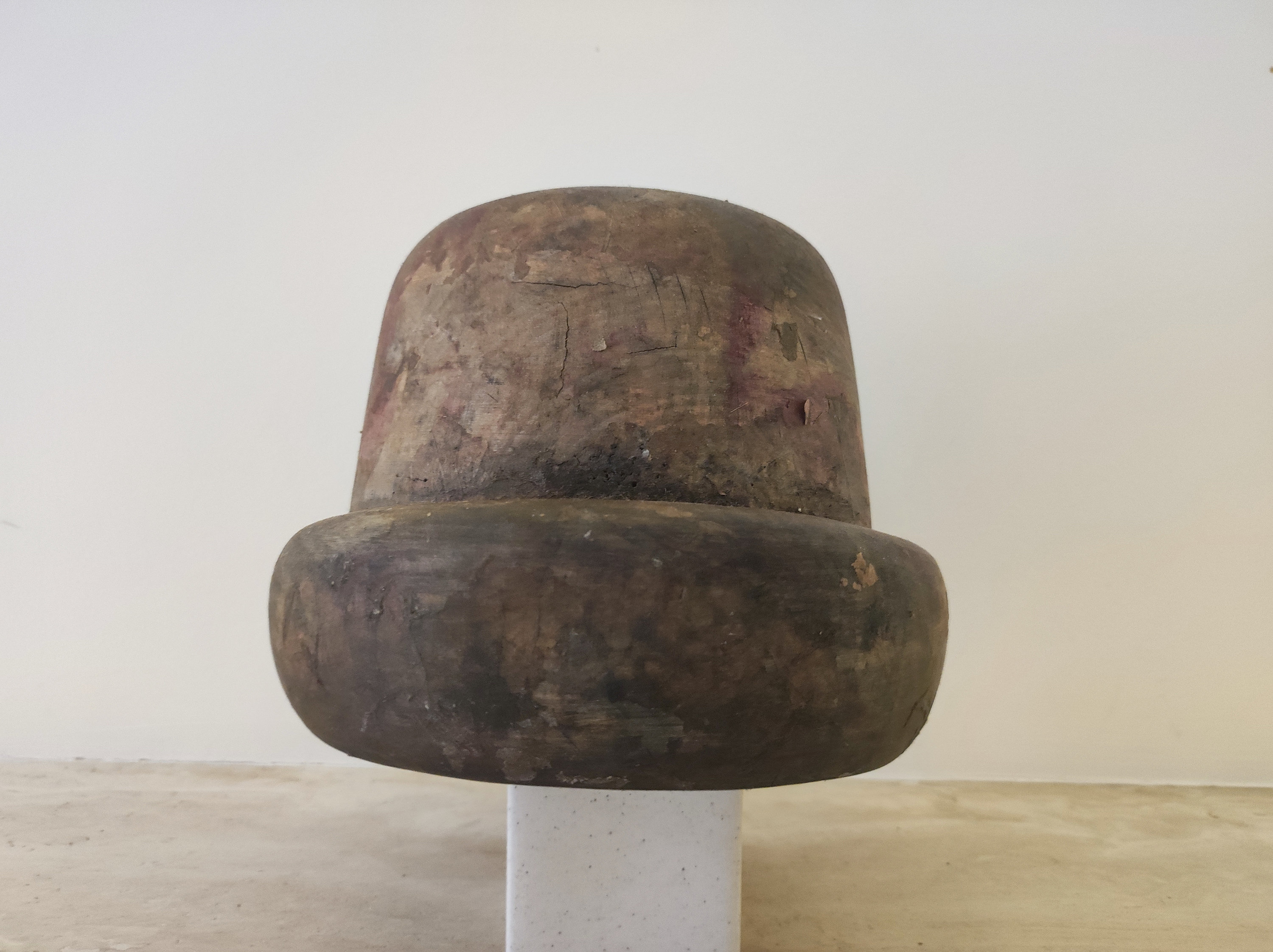 Antique Wooden Hat Form Vintage Milliner Mad Hatter Hatmakers Millinery ...