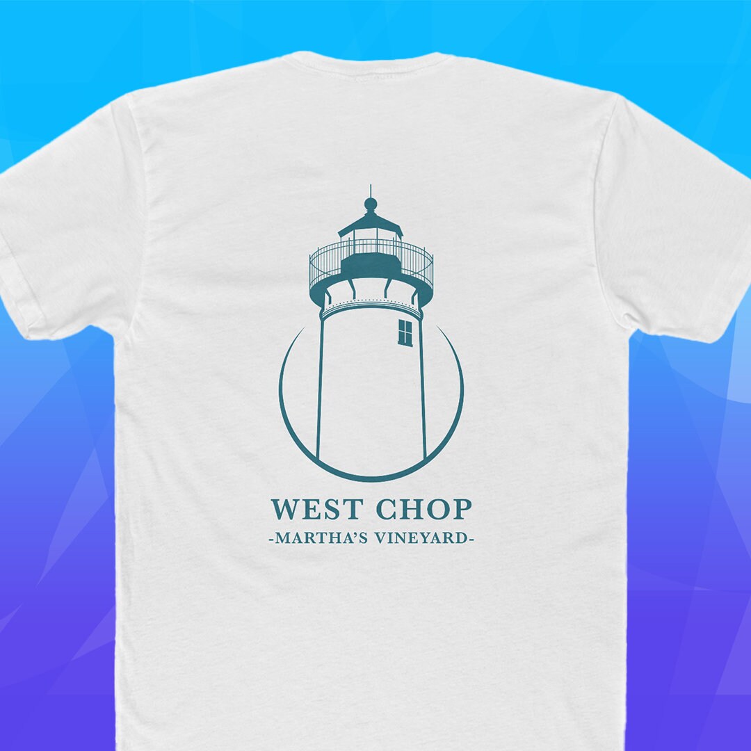 Men & Womens | West Chop, Martha's Vineyard Lighthouses, T-shirt ...