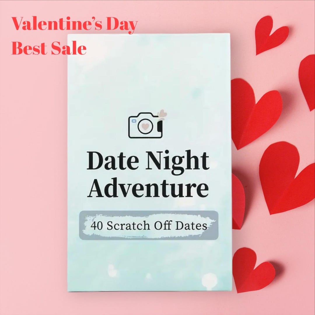 Date Night Scratch off Cards – 40 Unique Surprise Dates - Etsy