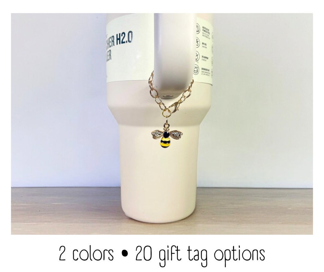 Tumbler Charm - Bumble Bee - Handle Charm - Stanley - Hydrojug - Owala ...