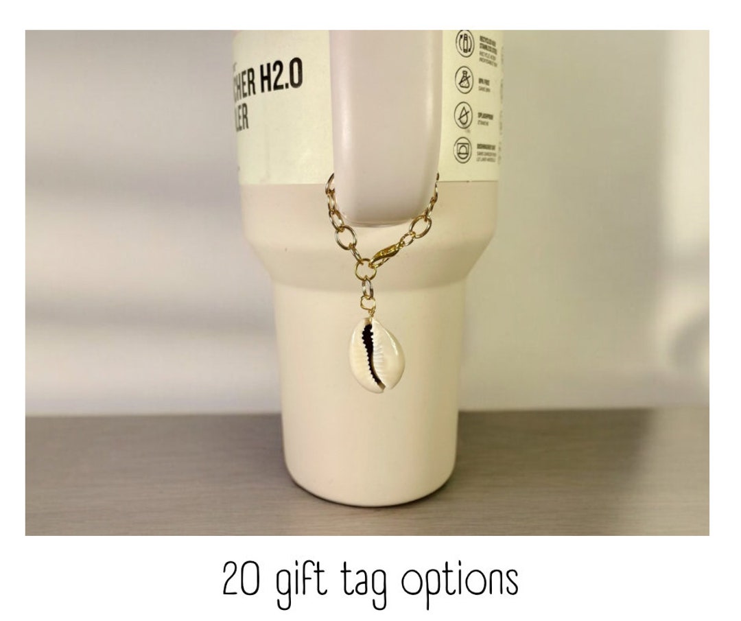 Tumbler Charm - Sea Shell - Handle Charm - Stanley - Hydrojug - Owala ...