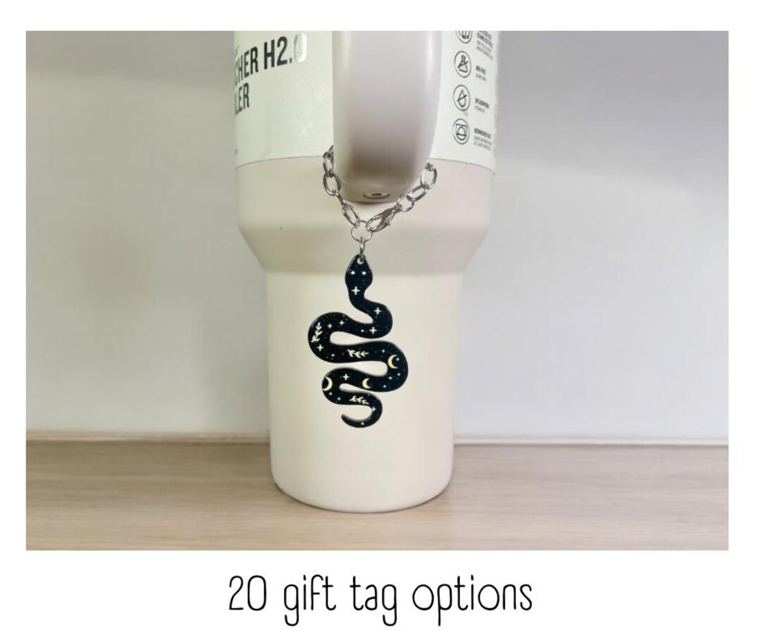 Tumbler Charm - Mystic Snake - Handle Charm - Stanley - Hydrojug ...