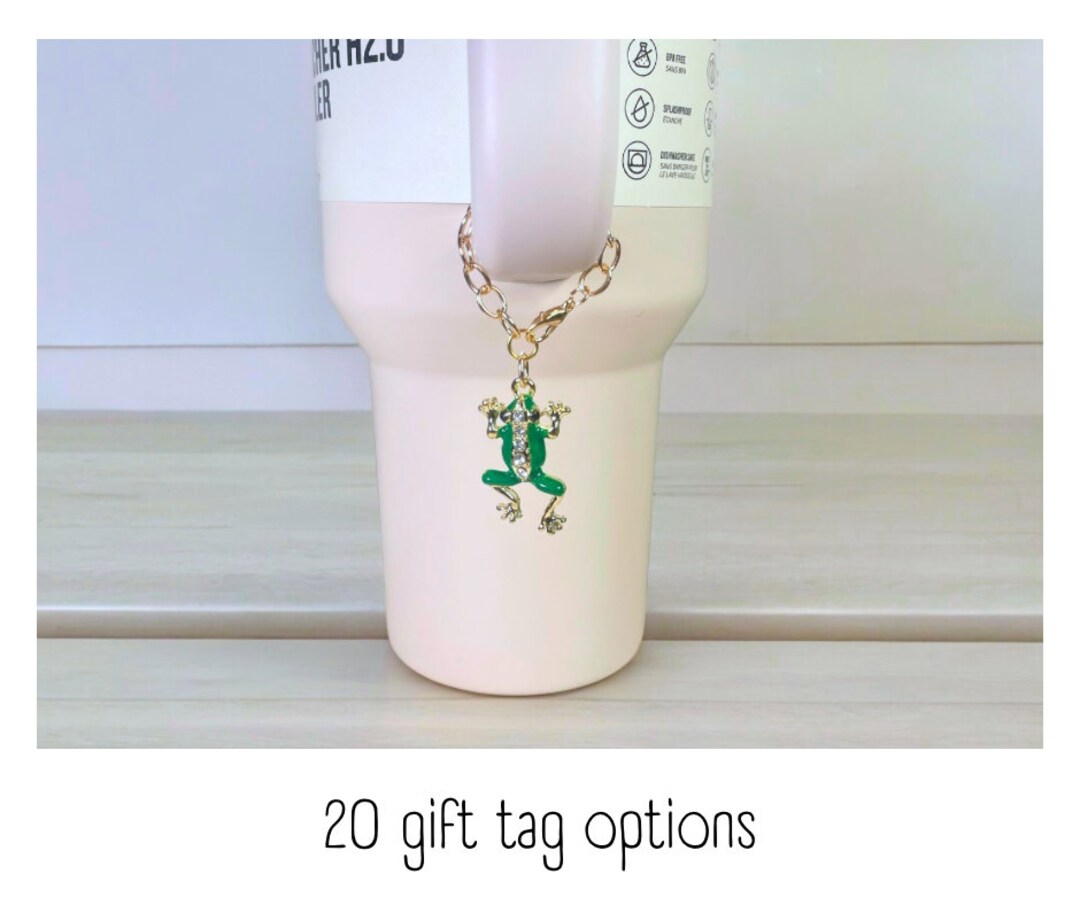 Tumbler Charm - Frog - Handle Charm - Stanley - Hydrojug - Owala ...