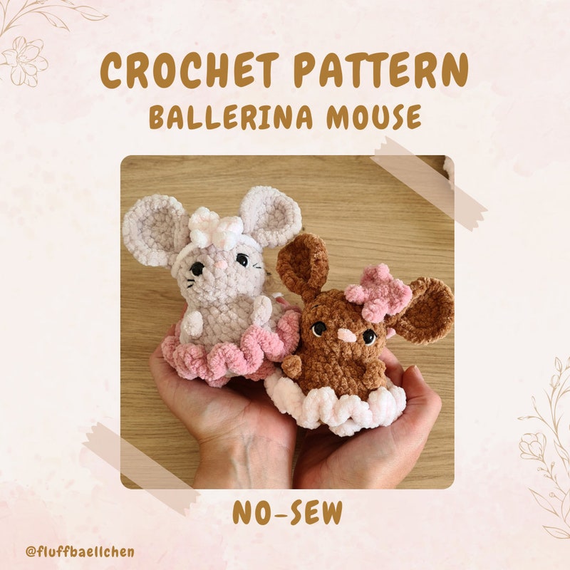 Crochet Ballet Mice - Etsy UK