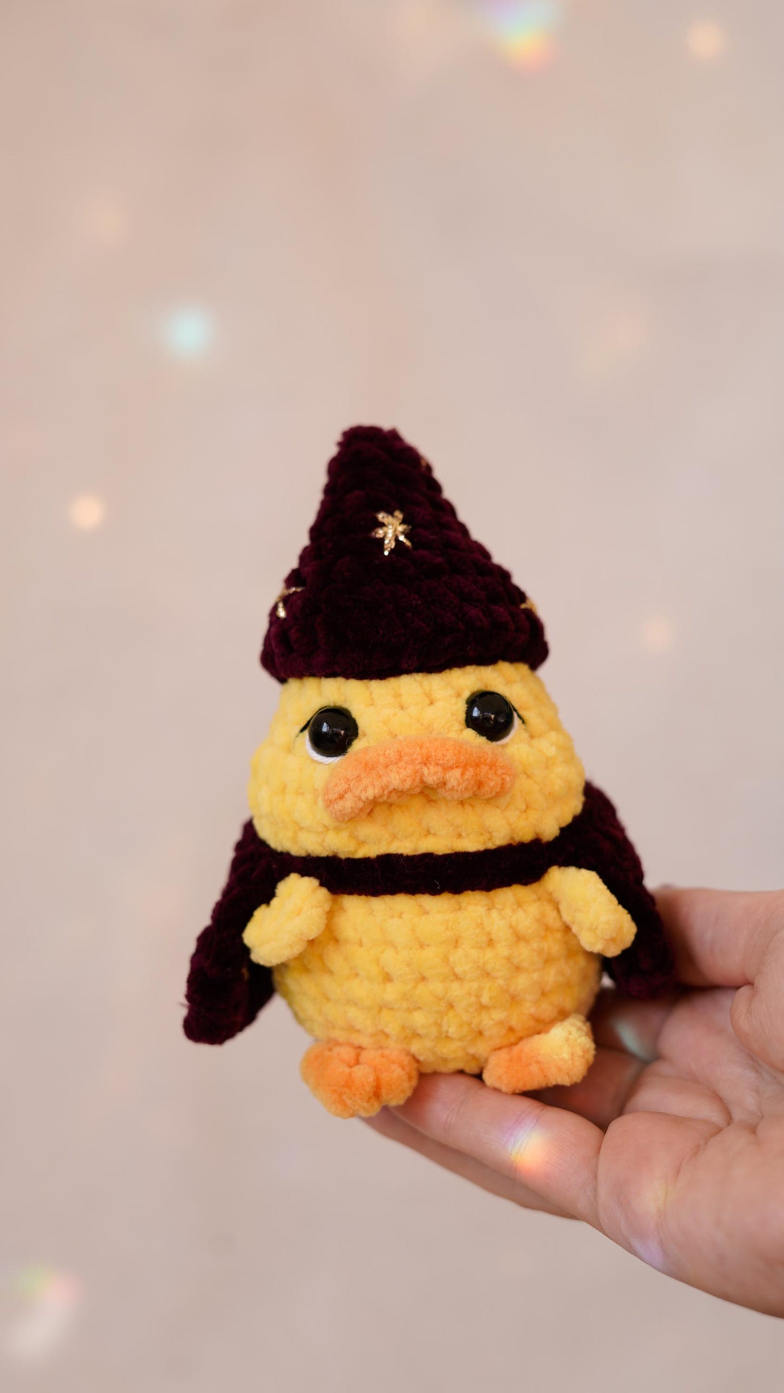 Barry Chickini Crochet Pattern | No Sew Amigurumi Chick With Wizard ...