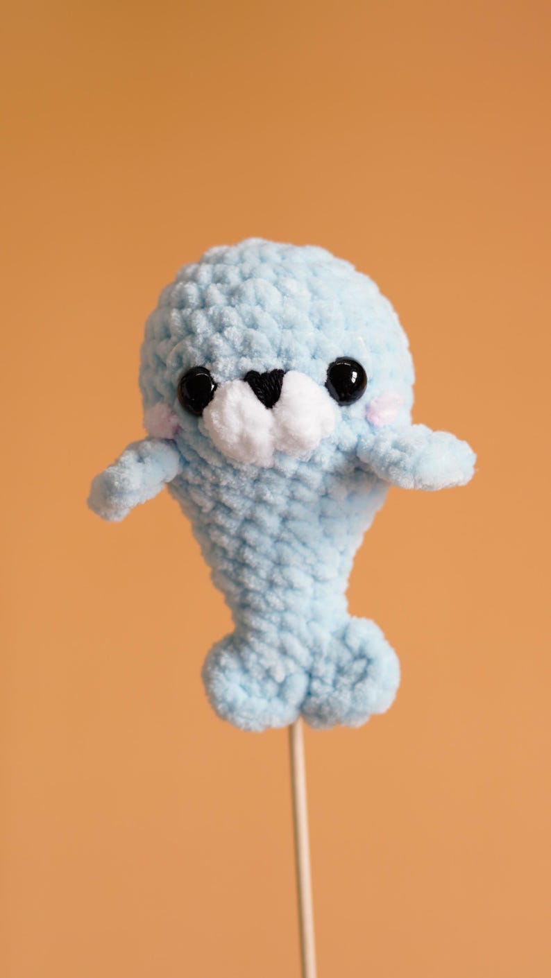 Susan the Seal Crochet Pattern – No Sew Summer Amigurumi With Removable ...