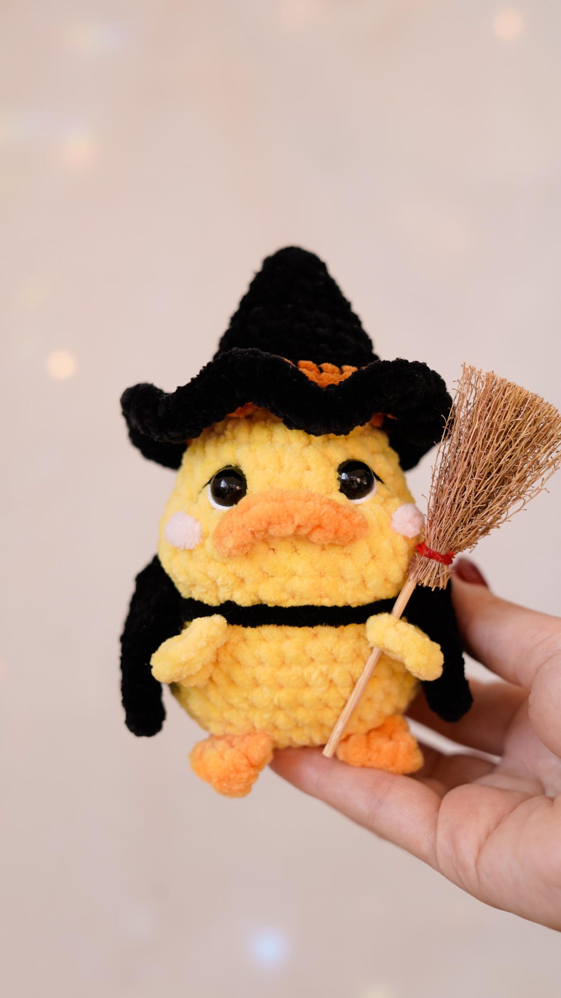 Barry Chickini Crochet Pattern | No Sew Amigurumi Chick With Wizard ...