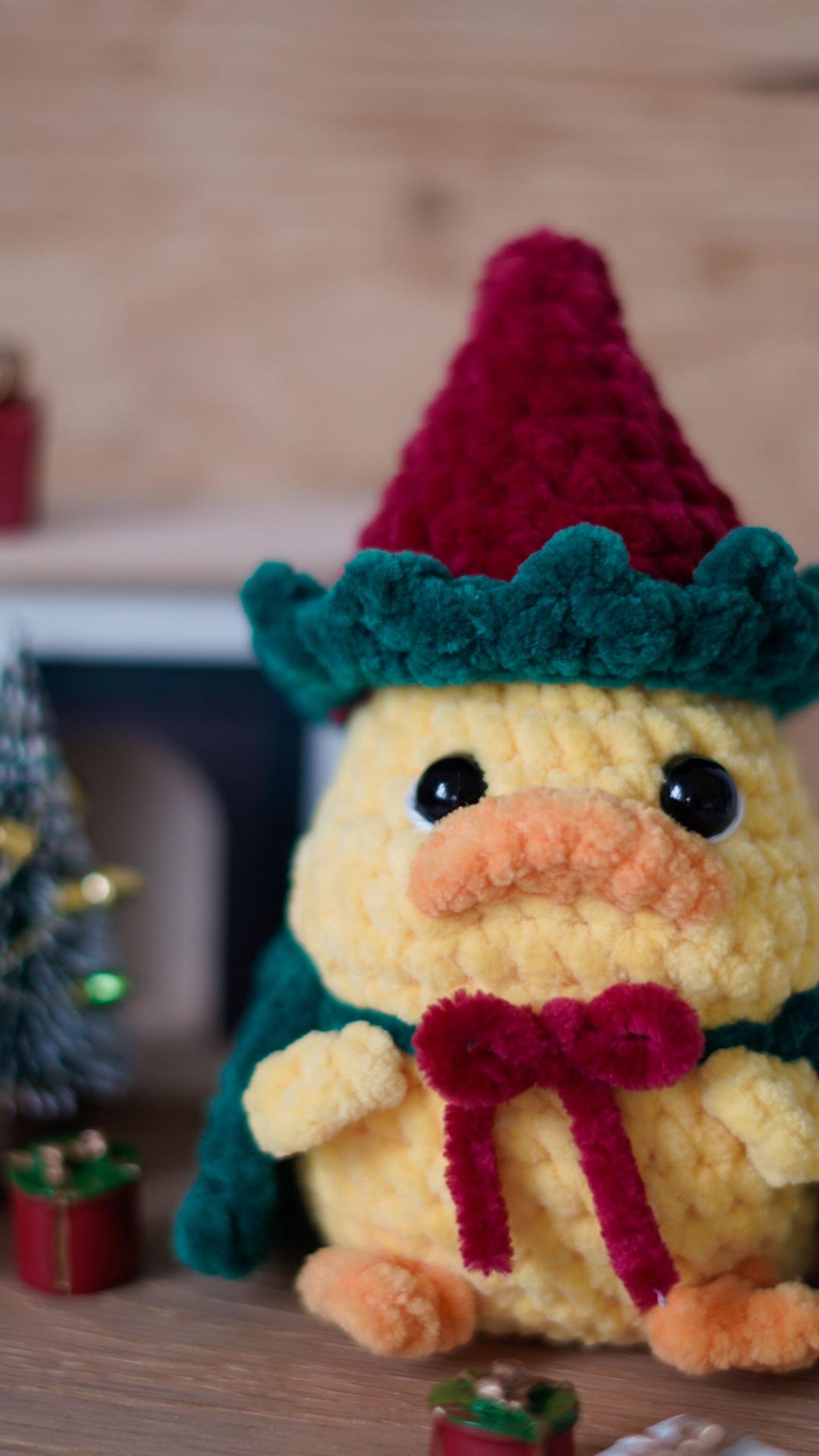 Barry Chickini Crochet Pattern | No Sew Amigurumi Chick With Wizard ...