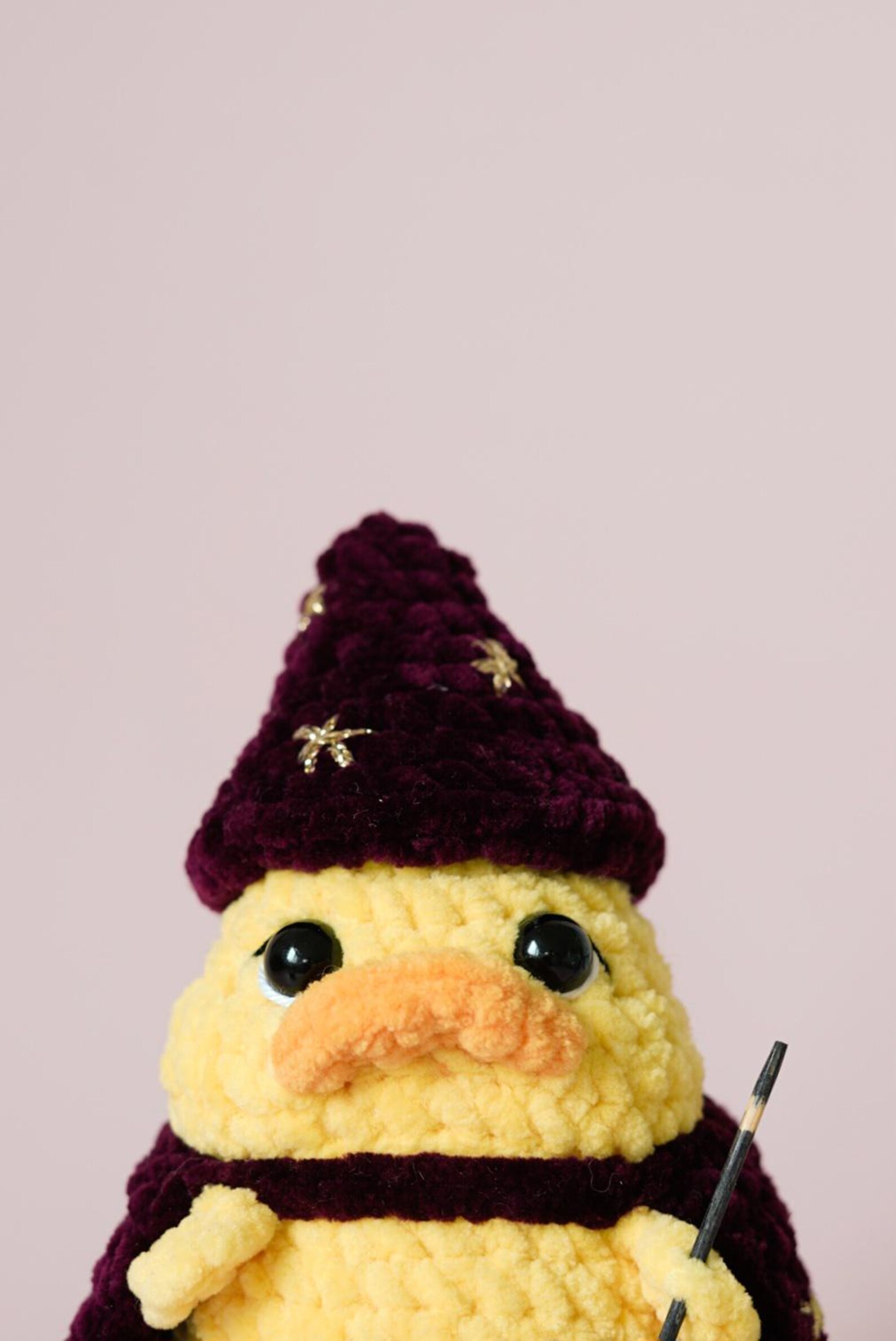 Barry Chickini Crochet Pattern | No Sew Amigurumi Chick With Wizard ...