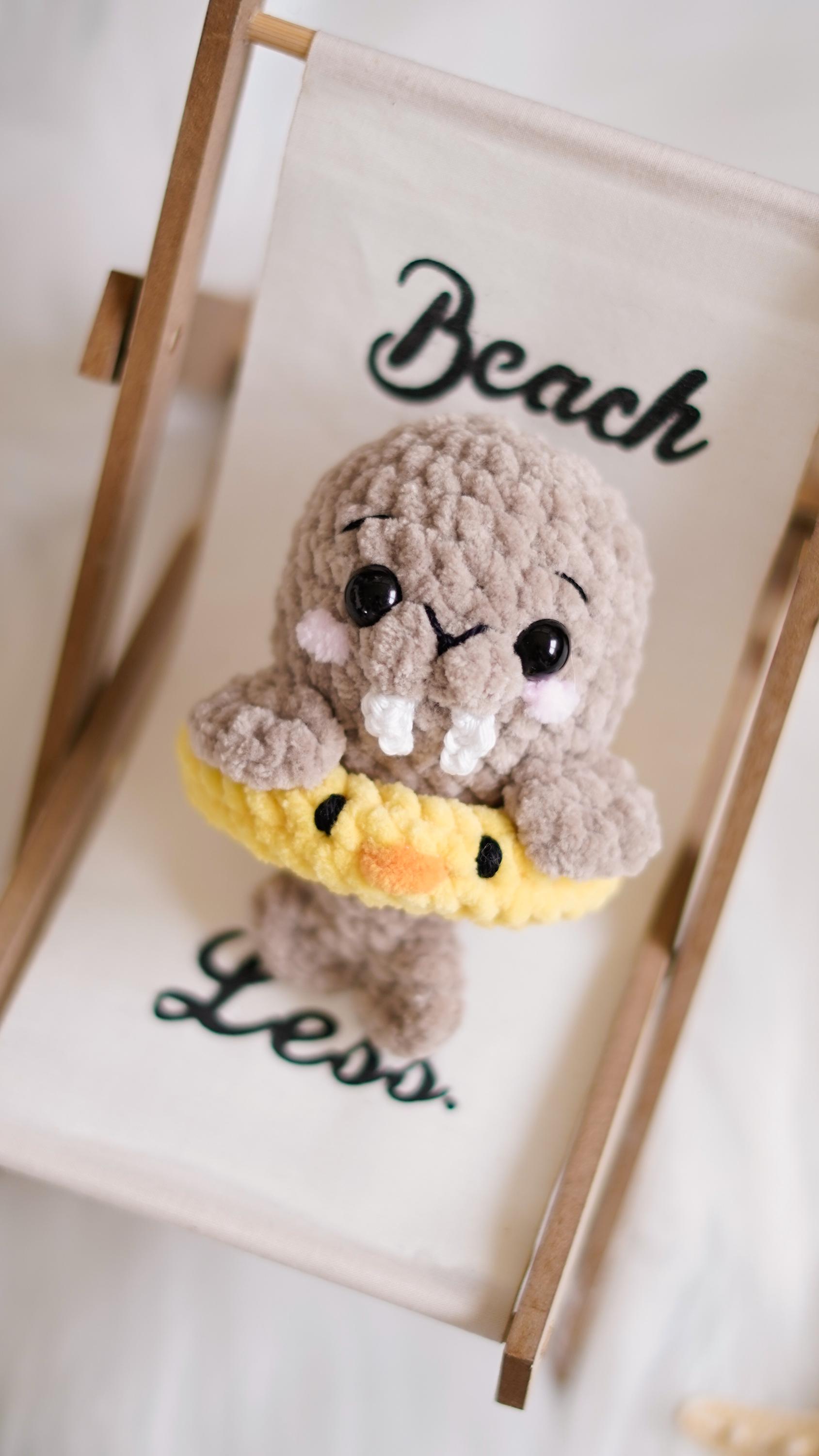 Crochet Pattern Bundle: Susan the Seal & Walter the Walrus | No-sew ...