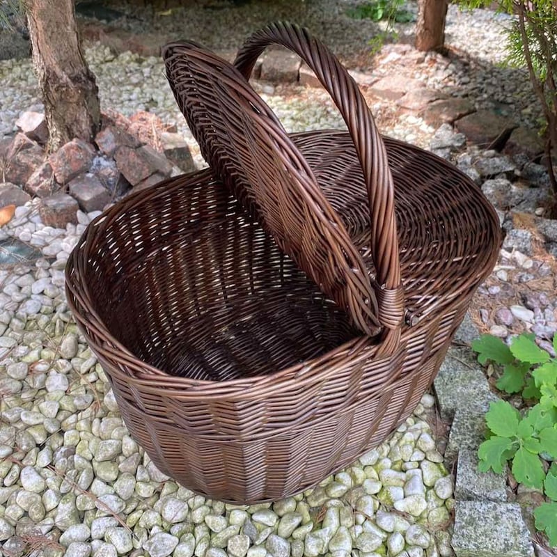 Wicker Picnic Basket - Etsy