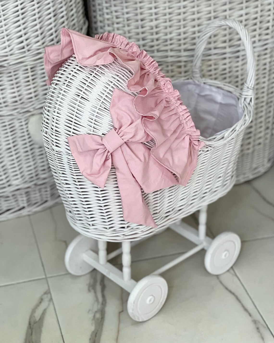 Baby Carriage With Beeding Eco-friendly Doll Pram Baby Shower Gift Toy ...