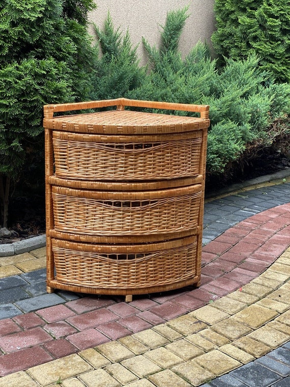 Wicker dresser for sale store