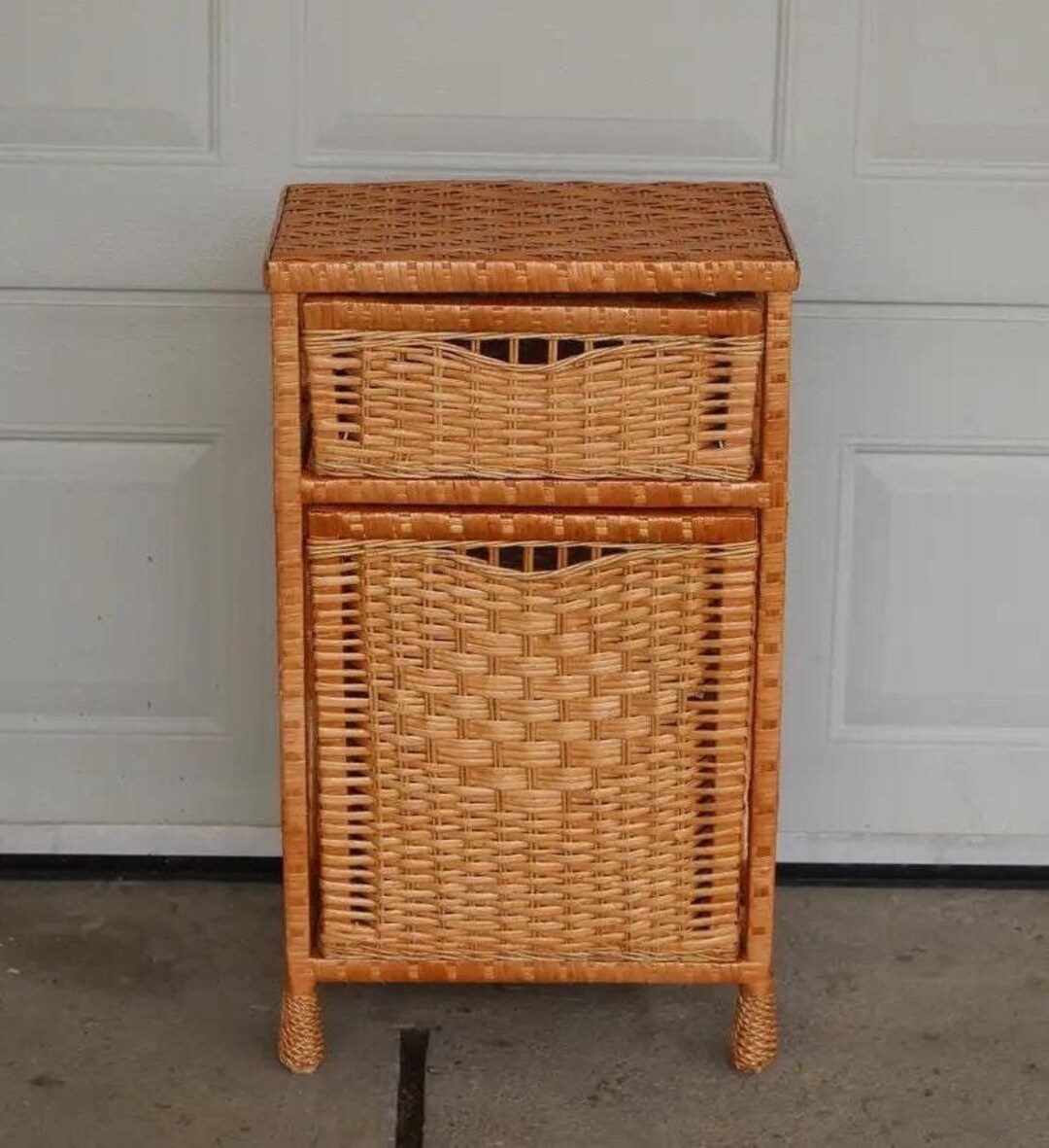Natural Wicker Chest of Drawers Ecofriendly Wicker Dresser Handmade ...