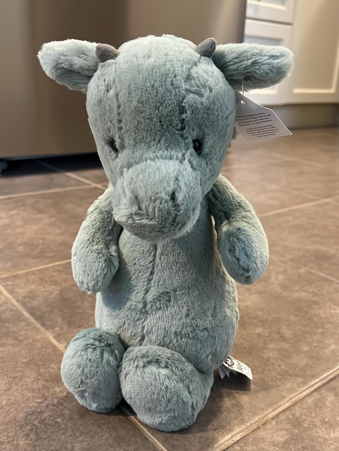 Jellycat Bashful Dragon Plush Sage Green Stuffed Animal Toy 12 - Etsy