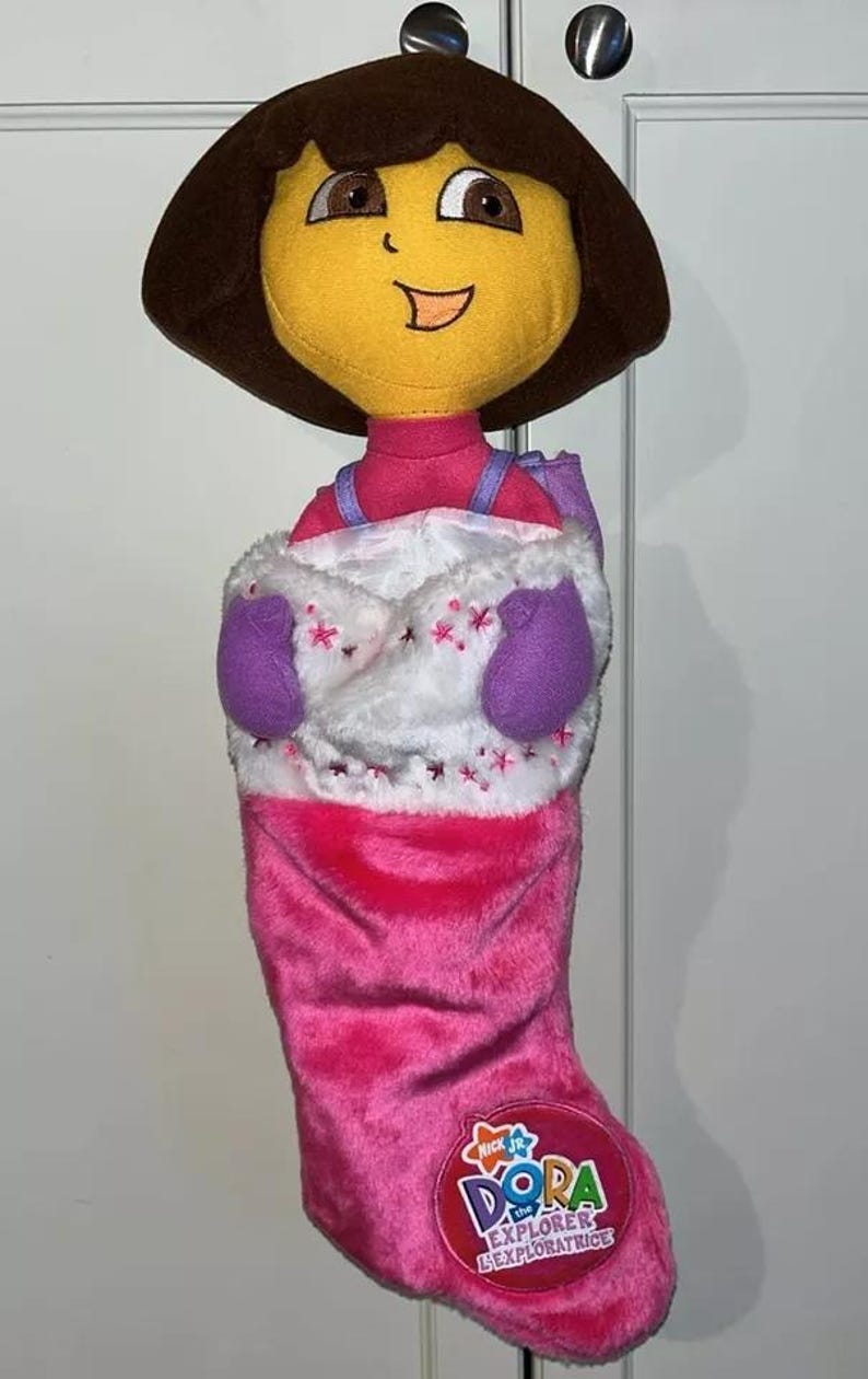 Dora the Explorer Christmas Stocking 22" Long - Etsy