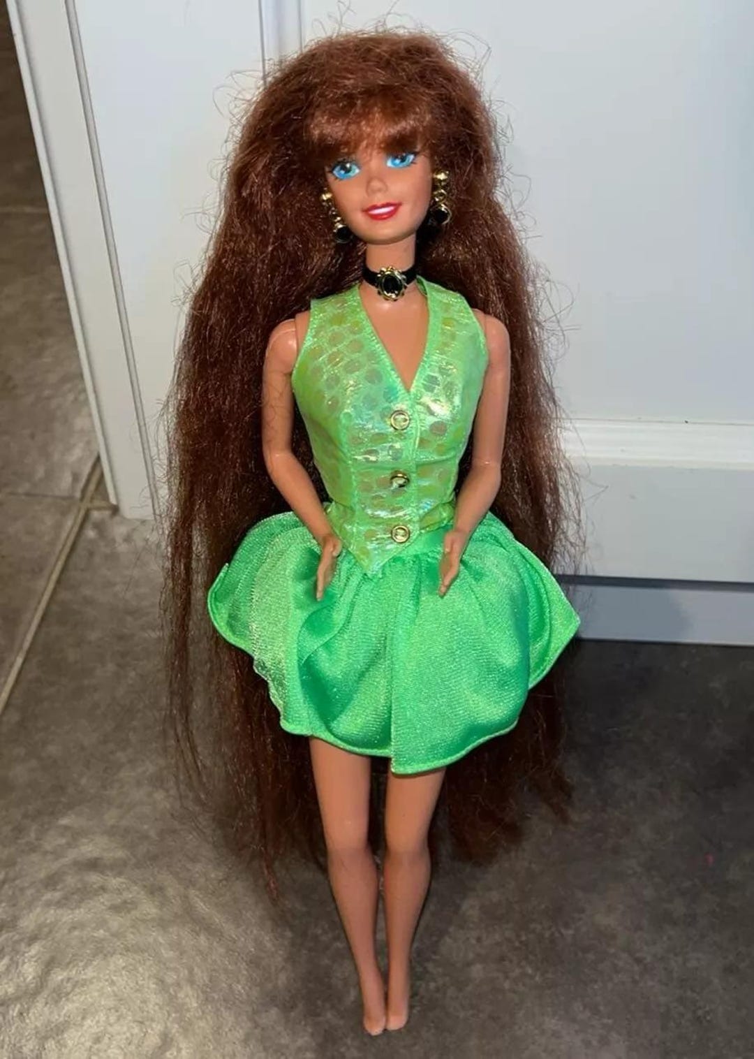 Vintage 1994 Mattel Barbie Cut N Style Red Head Long Hair Doll READ - Etsy