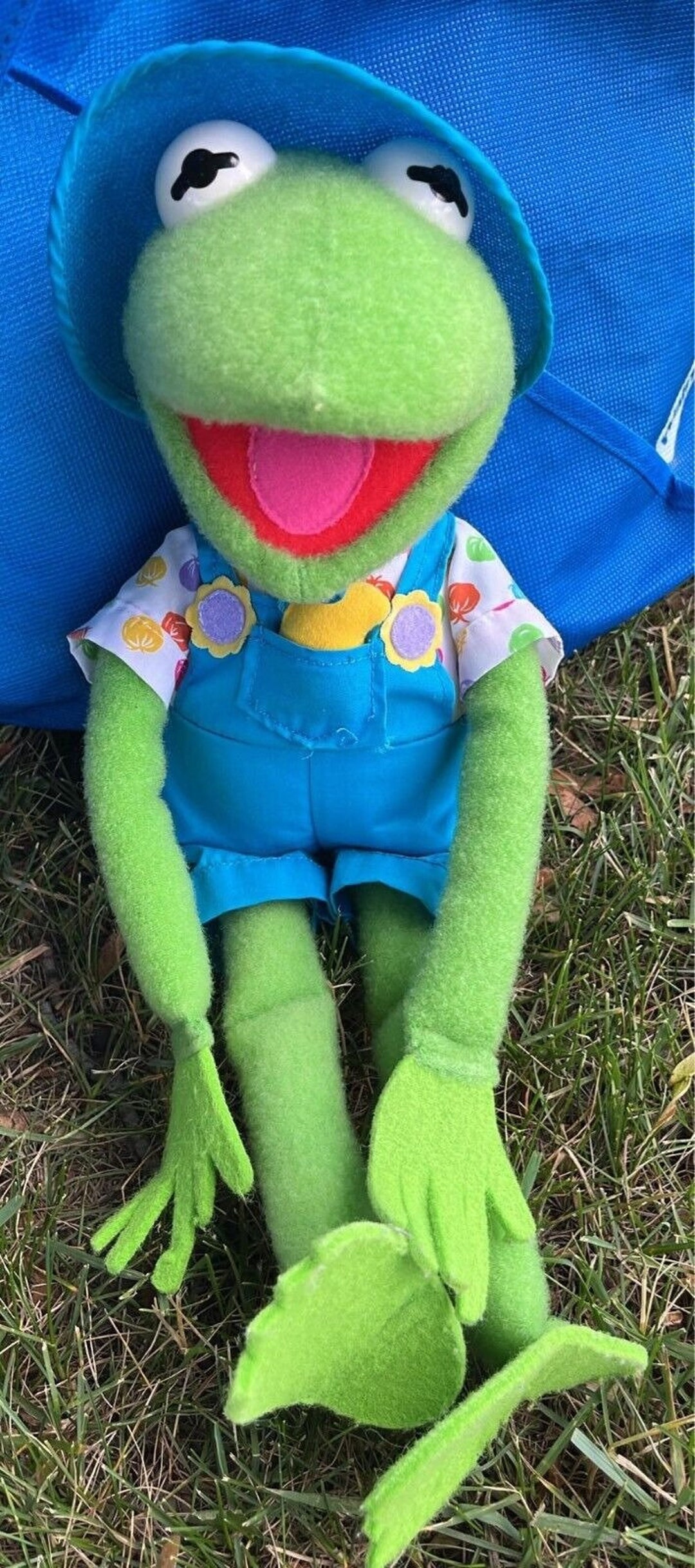 1993 Kid Dimension Jim Henson Muppets Kermit the Frog 16" Plush Toy ...