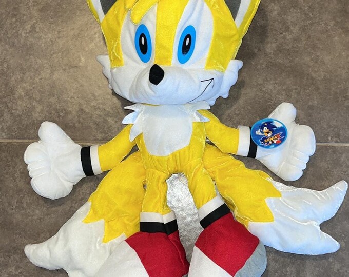 Vintage Toy Network Sonic the Hedgehog Plush SONIC X 20" Rare SEGA - Etsy
