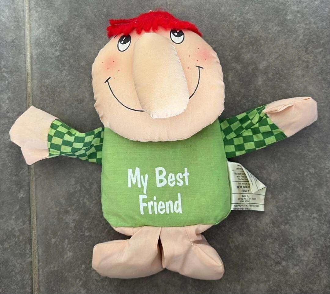 Vintage 1980's WILBUR and Friends Plush Bean Bag My Best Friend - Etsy