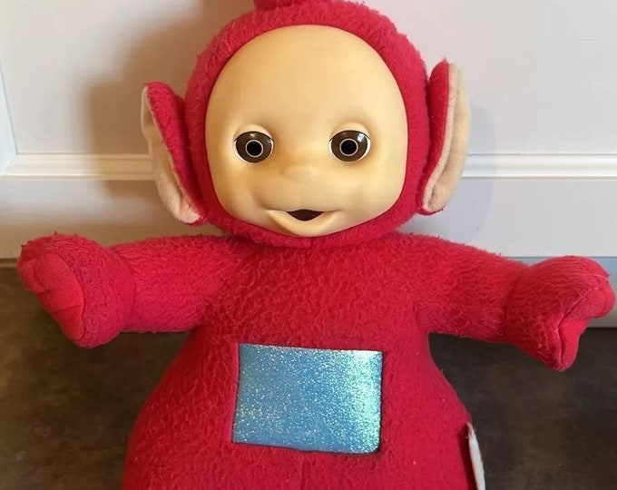 1998 Teletubbies Red Po 15" Talking Plush Stuffed Doll Playskool Hasbro ...