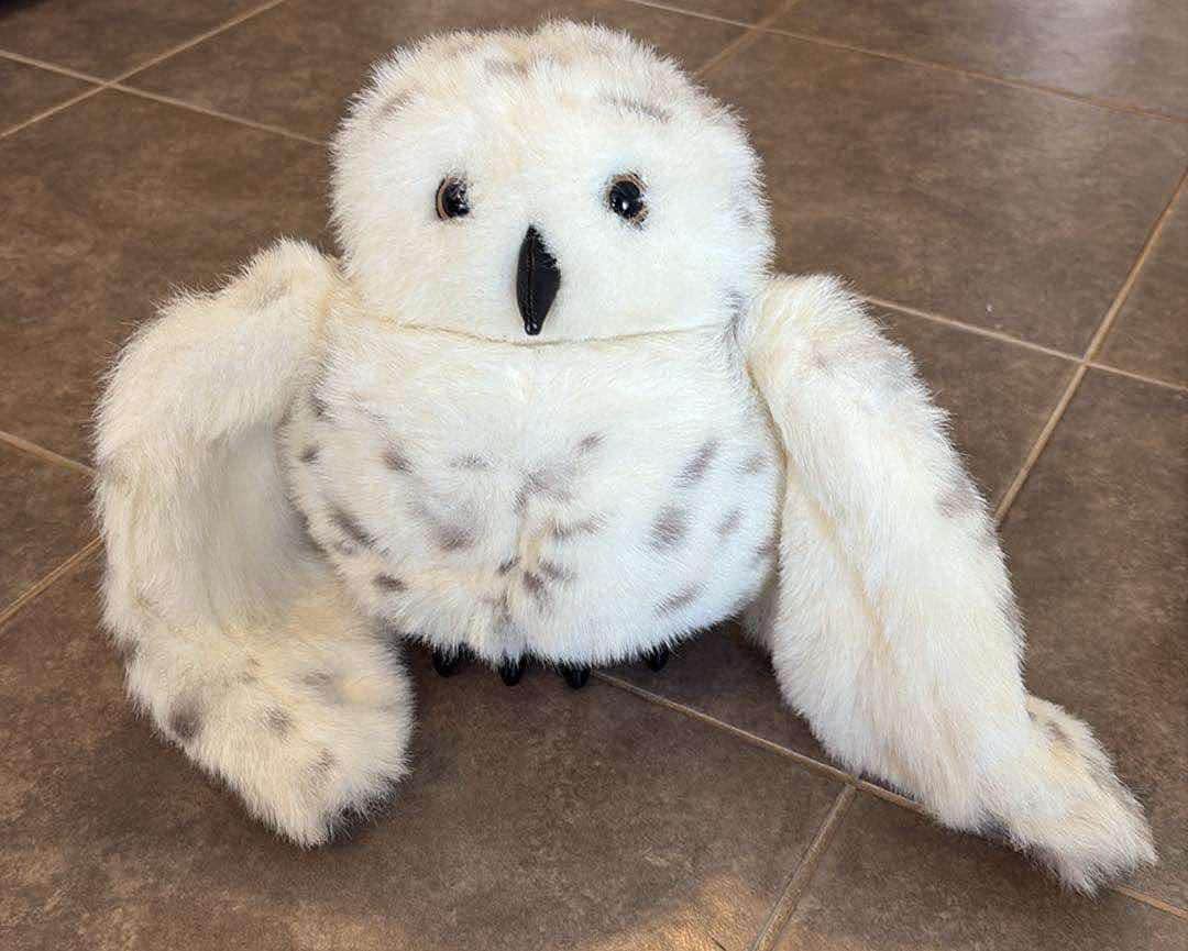 Folkmanis SNOWY Owl Puppet With Rotating Head Black, White - Etsy