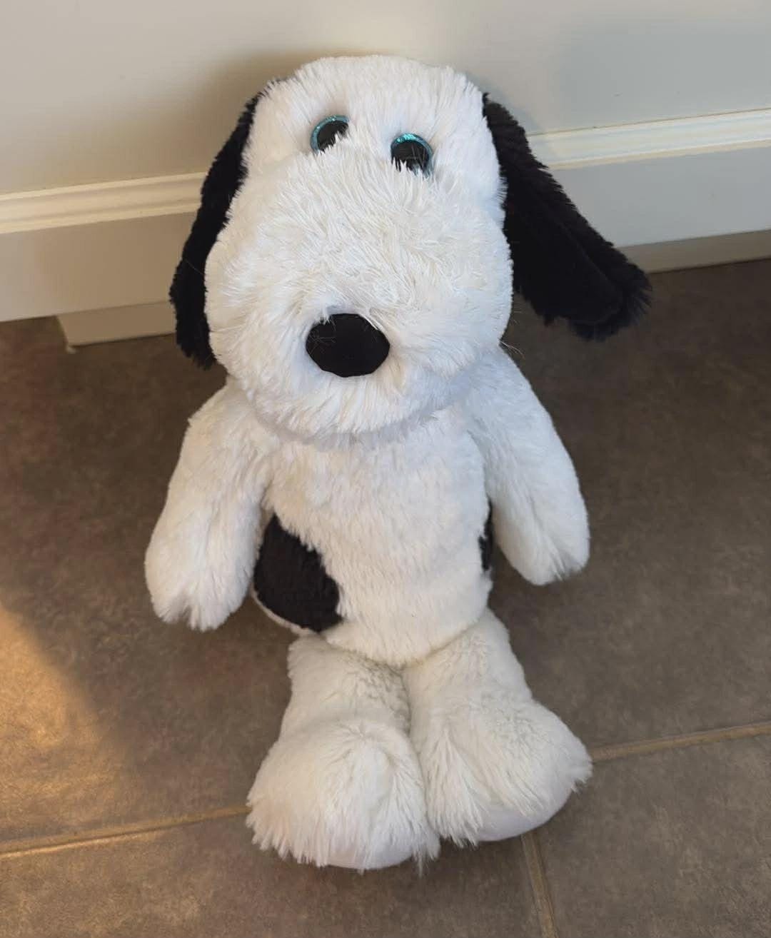 Ty Beanie Attic Treasures Muggy White Black Spots Plush Dog Retired 13 ...