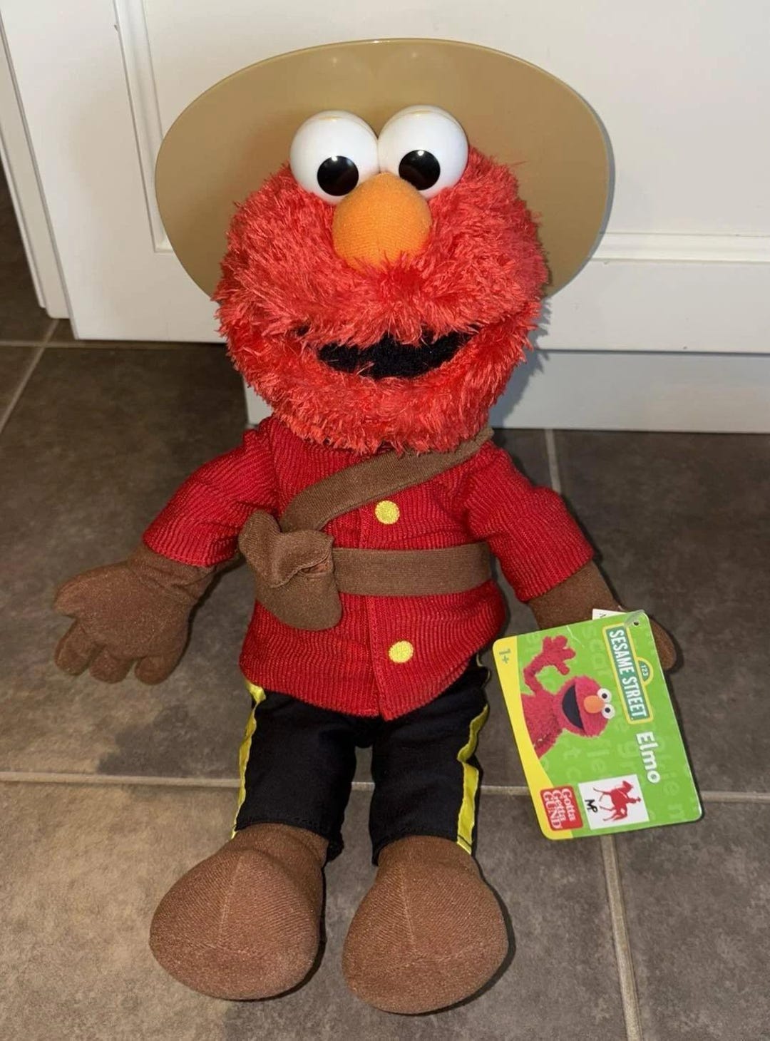 Sesame Street Elmo Canadian Mountie 16" Plush Toy - Etsy