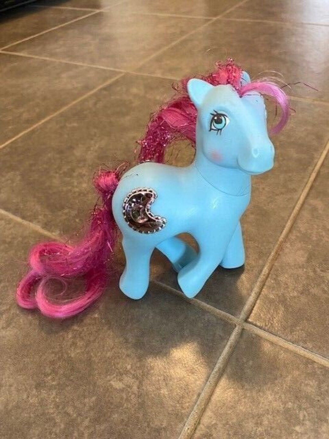 Vintage 1987 My Little Pony G1 MLP Princess Royal Sapphire Tinsel Hair ...