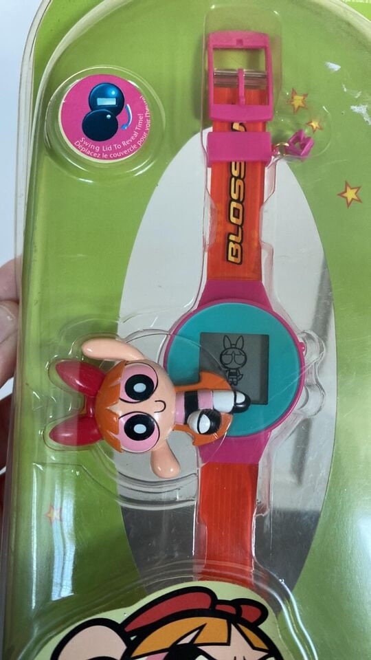 Vintage the Powerpuff Girls Swing Lid Digital Fashion Watch Blossom - Etsy
