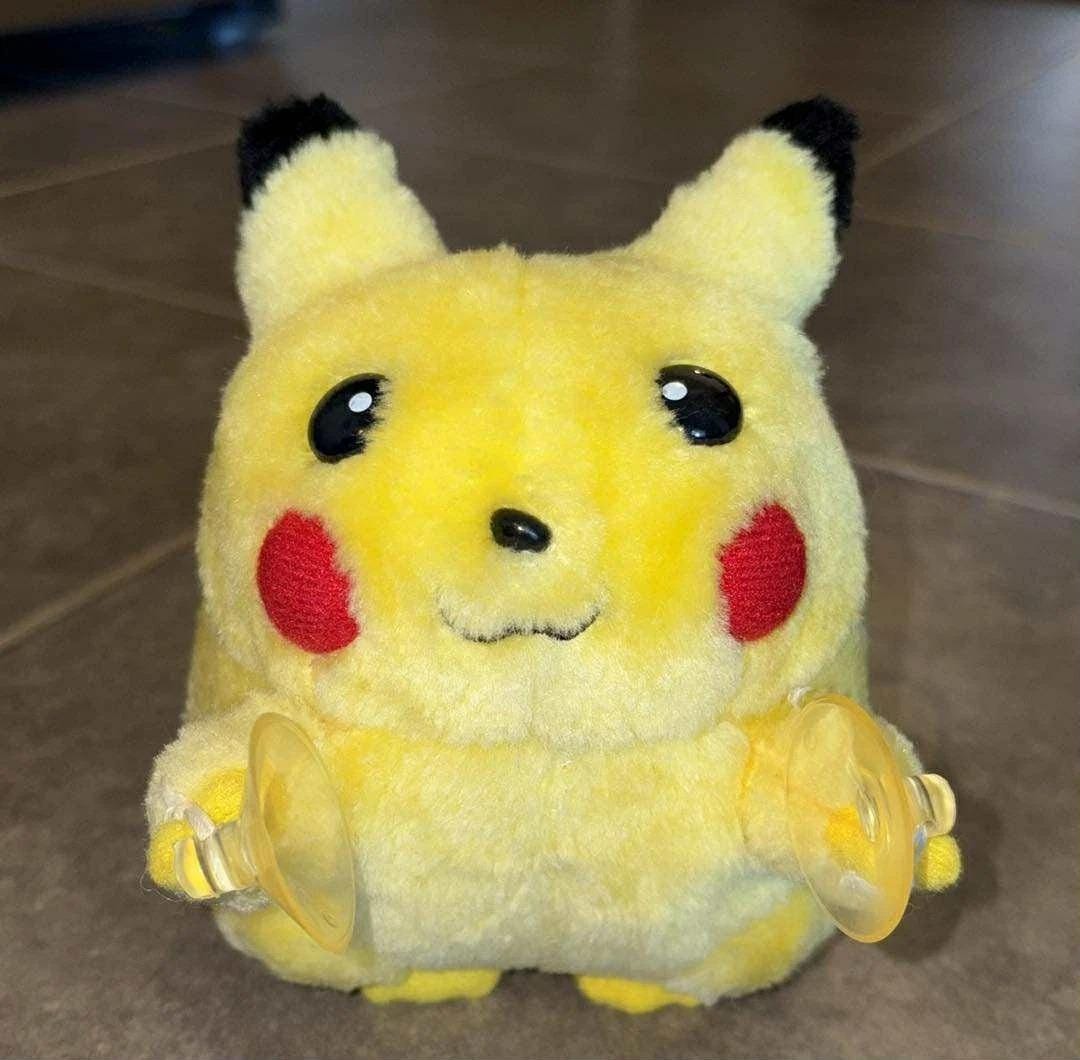 1999 Vintage Pokemon Nintendo Fat Pikachu Window Cling Plush 6 Inch - Etsy