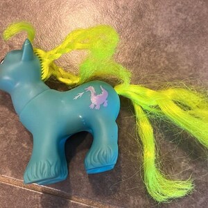 1987 My Little Pony MLP Peek-a-boo Babies Dragon BLUE - Etsy