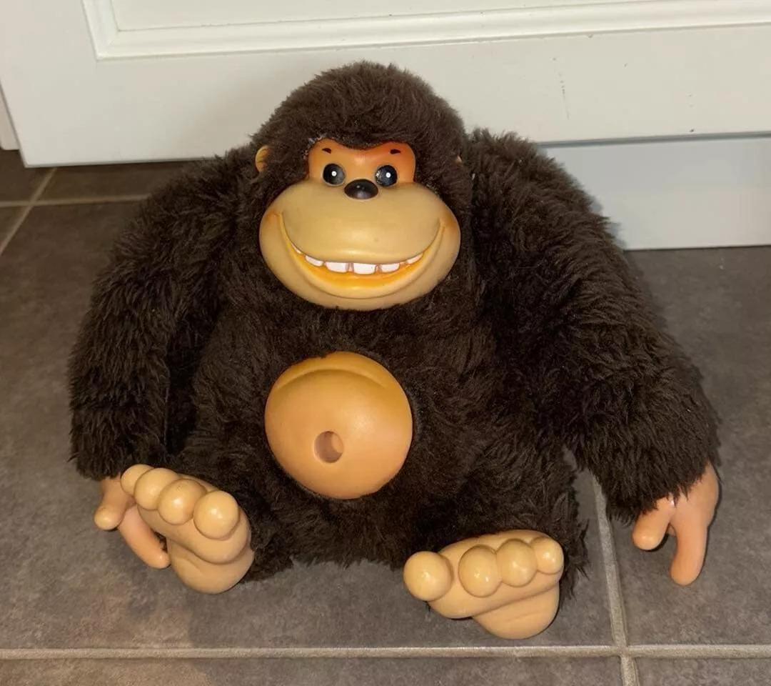 Vintage GLOBG Bellybutton Picker Plush Gorilla Toy Russ 10" - Etsy