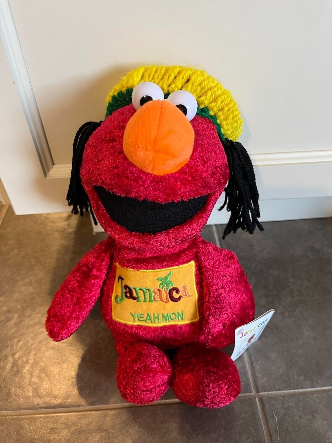Jamaican Elmo Plush Toy Souvenir Jamaica 13 Singing Plush - Etsy