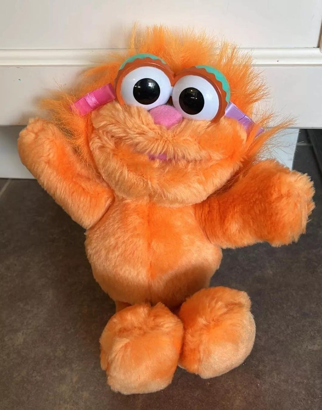 1997 Tyco Sesame Street Zoe Plush Doll Stuffed Animal 10" - Etsy