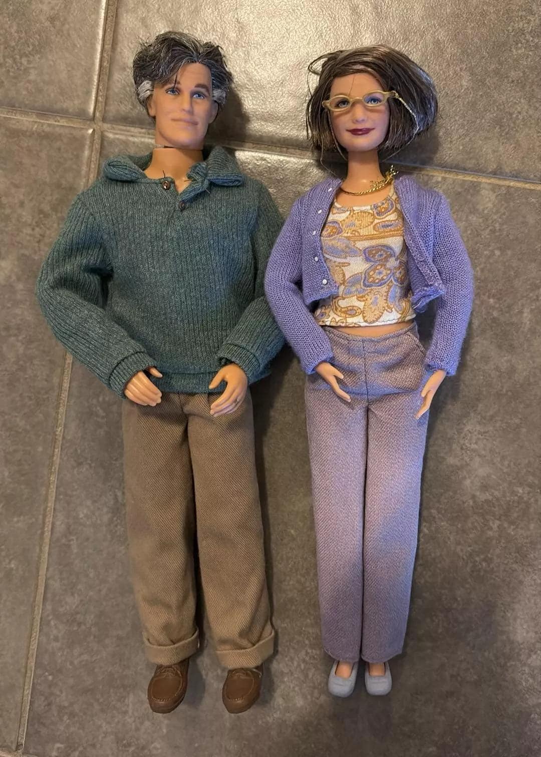 Rare Barbie Happy Family Grandparents Grandpa and Grandma Mattel 11 ...