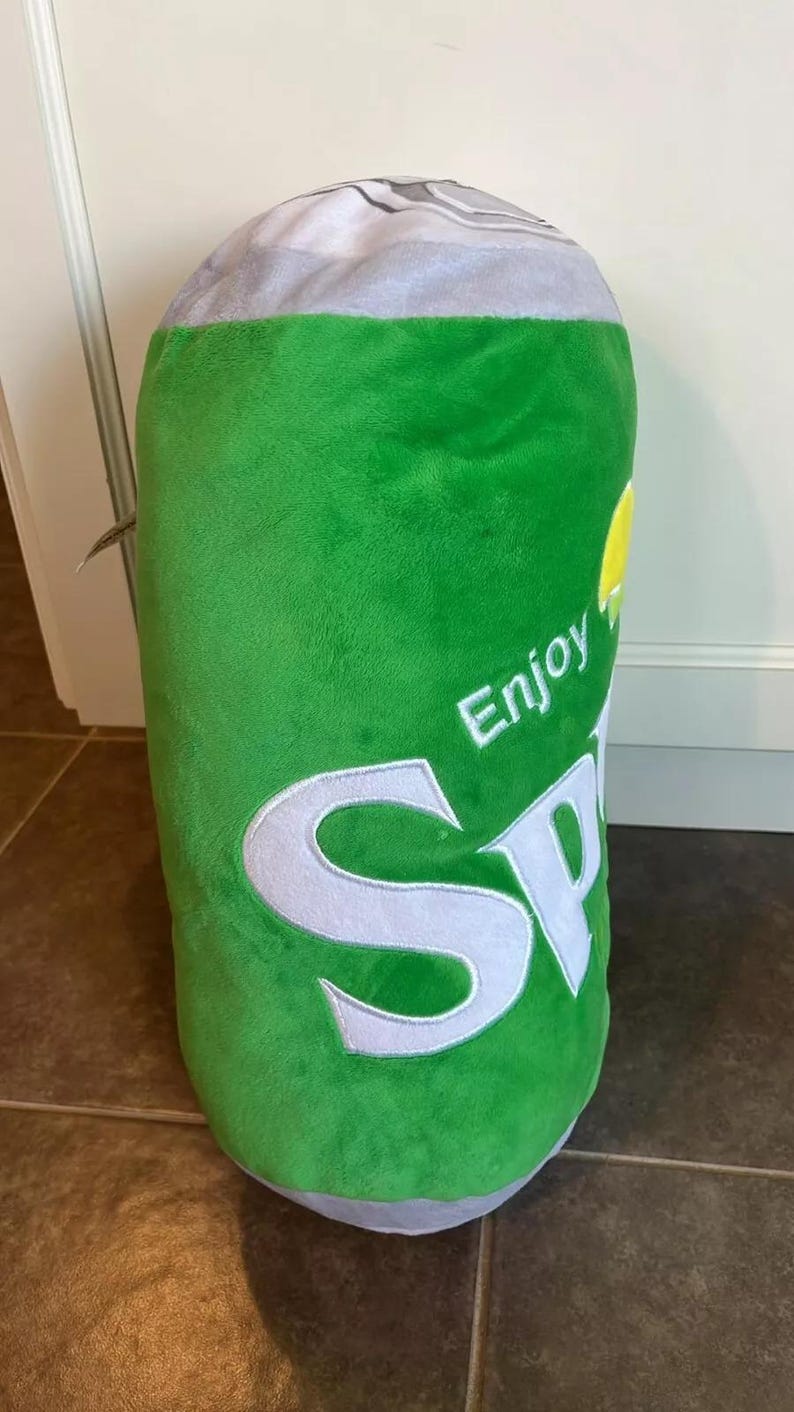 Sprite Can Classic Green 13 Fabric Soft Plush Throw Pillow READ - Etsy