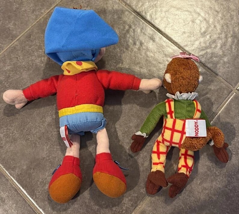 Vintage Gund Noddy Elf Plush Doll and Martha Monkey - Etsy