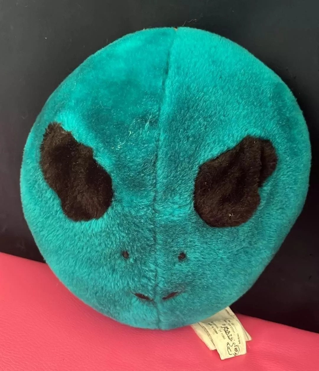 Vintage Fable Toys 1997 Alien Head Plush Toy Stuffed Animal Teal - Etsy