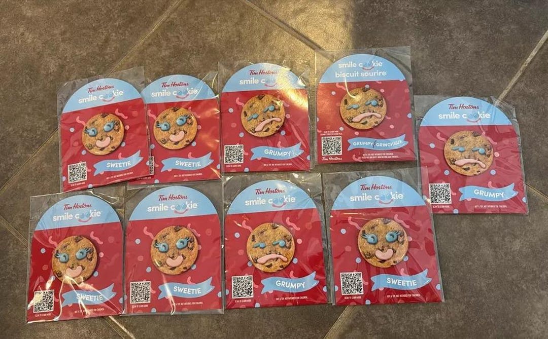 Canada Tim Hortons Smile Cookie Pins Lot of 9 Pins - Etsy