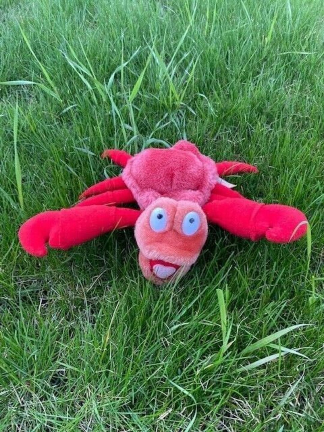 Vintage Disney Sebastian Plush Stuffed Animal Toy the Little Mermaid ...