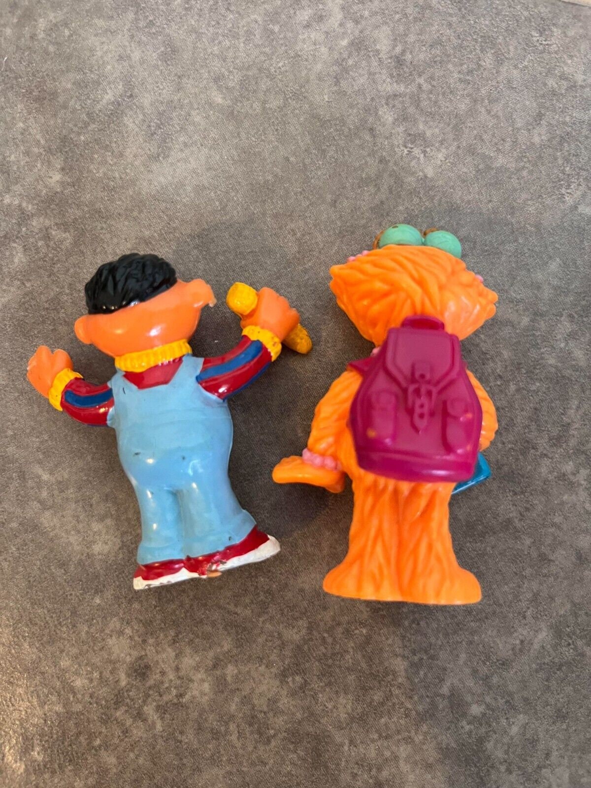 Vintage Sesame Street Ernie and Zoe PVC Figures - Etsy Australia