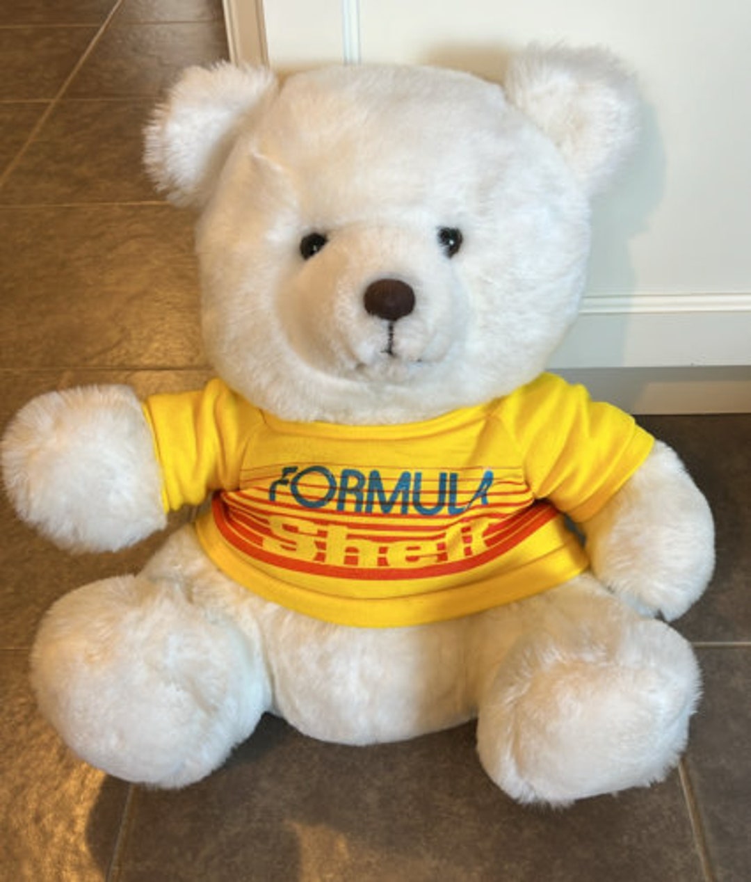 Vintage Shell Gas Station Formula Shell Collectible Teddy Bear - Etsy