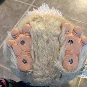 Hasbro Furby Vintage Emoto Tronic Beige Sand Fur Pink Hair NOT WORKING ...