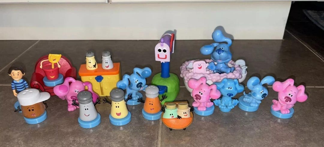 Blues Clues Mini Toy Figure and Stamper Lot 18 Included - Etsy