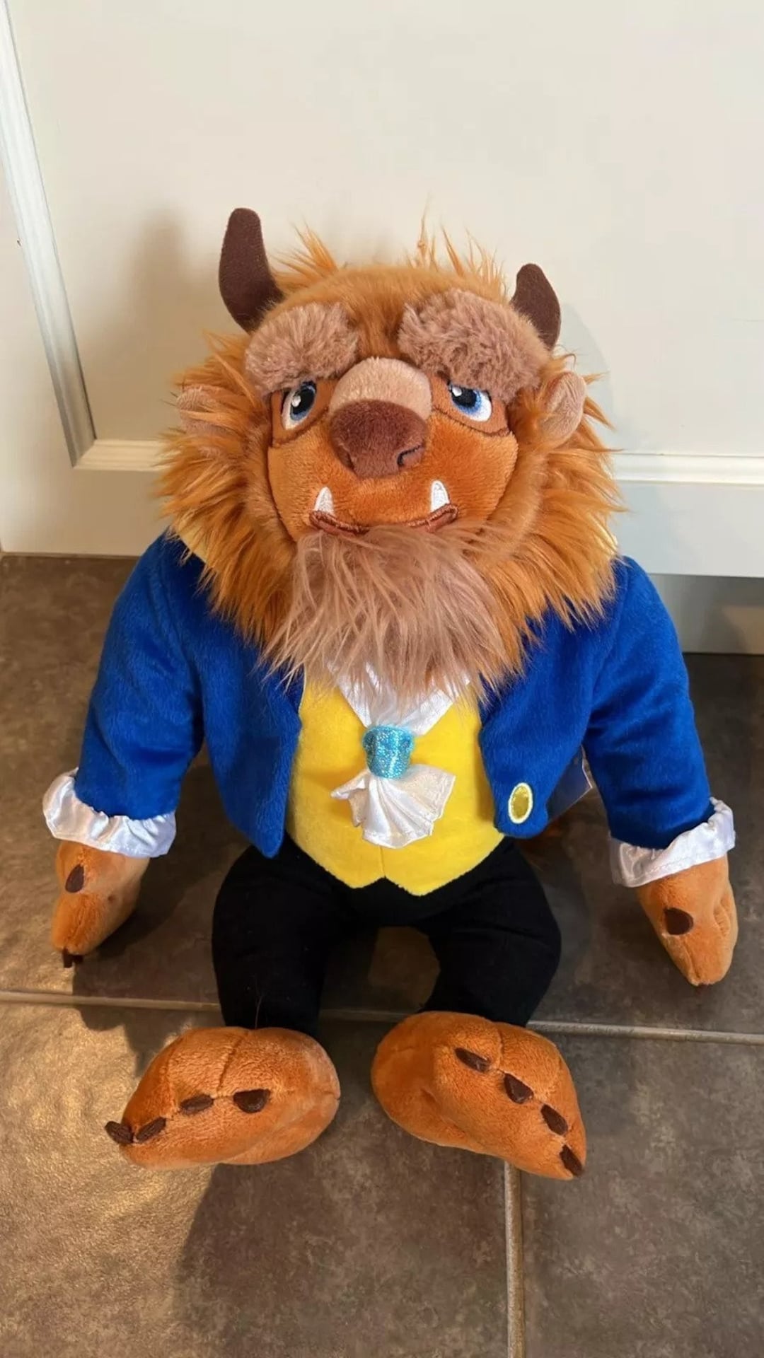 Disney Beauty and the Beast Plush Beast Stuffed Doll Animal 15" - Etsy