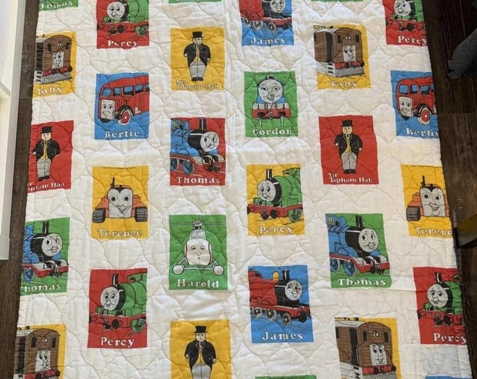 Thomas the Train Quilt - Etsy Canada